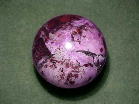 Sugilite Spheres and Eggs