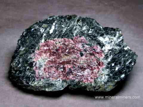 Almandine Garnet Crystals and Red Garnet in Matrix Mineral Specimens