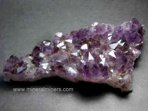 Amethyst Crystals, Amethyst Matrix Mineral Specimens & Amethyst Geodes