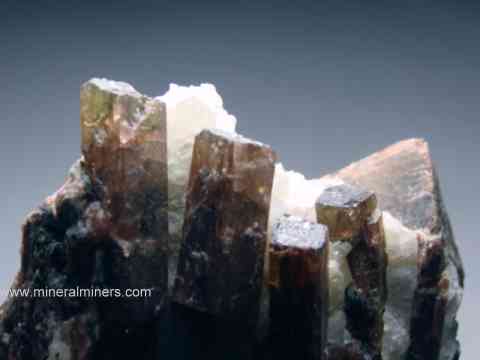 Andalusite Crystals and Matrix Mineral Specimens (also chiastolite ...
