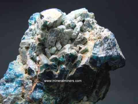 Apatite Crystals and Matrix Mineral Specimens