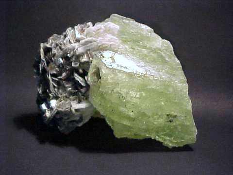Heliodor Crystals and Golden Beryl in Matrix Mineral Specimens