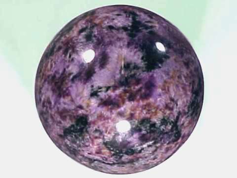 Charoite Spheres and Eggs
