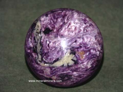 Charoite Spheres and Eggs