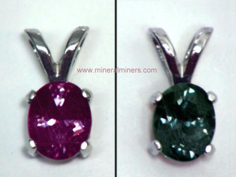 Color Change Garnet Gemstones and Jewelry