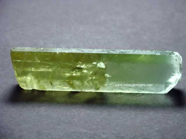 HELIODOR Facet Rough: The MINERALMINERS.COM Virtual Gallery