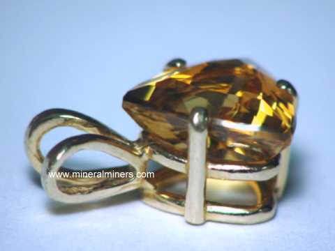 Heliodor Jewelry (golden beryl jewelry) Pendants and Earrings