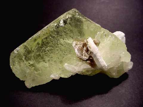 Heliodor Crystals and Golden Beryl in Matrix Mineral Specimens