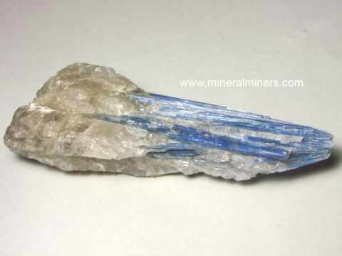 Kyanite Crystals: natural color blue kyanite crystals