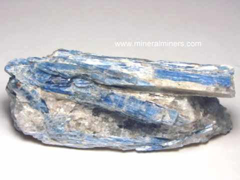 Kyanite Crystals: natural color blue kyanite crystals