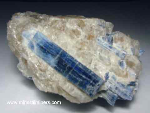 Kyanite Crystals: natural color blue kyanite crystals