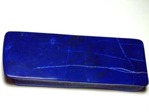 Handcrafted from natural lapis lazuli rough mined at Badakshan, Afghanistan