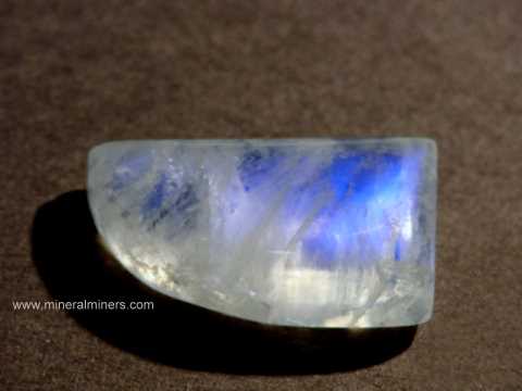 Moonstone Gemstones (natural rainbow moonstone)