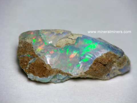 Opal Mineral Specimens: Natural Boulder Opal, Common Opal & Precious ...