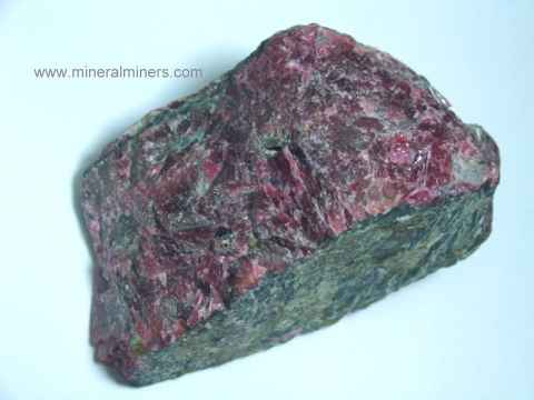 Rhodonite Mineral Specimens and Rhodonite Crystals