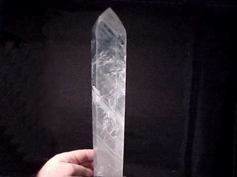 Clear Quartz Crystals and Milky Quartz Crystals: rock crystal quartz points