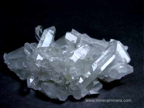 Quartz Crystals, Clusters & Rock Crystal Mineral Specimens