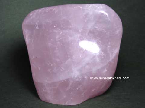 Rose Quartz Mineral Specimens and Crystals (natural rose quartz)