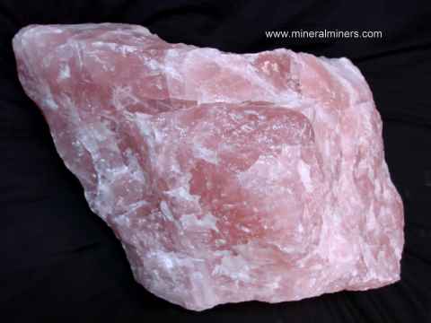 Rose Quartz Mineral Specimens and Crystals (natural rose quartz)