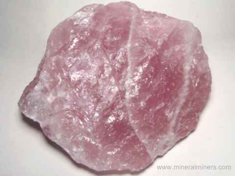 Rose Quartz Mineral Specimens and Crystals (natural rose quartz)
