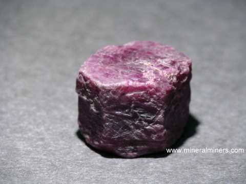 Ruby Crystals, Carvings and Ruby in Matrix Mineral Specimens (natural ruby)