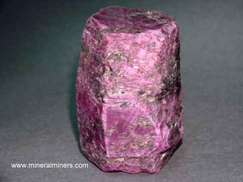Ruby Crystals, Carvings and Ruby in Matrix Mineral Specimens (natural ruby)