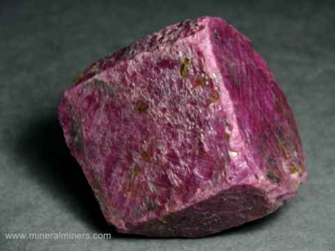 Ruby Crystals, Carvings and Ruby in Matrix Mineral Specimens (natural ruby)