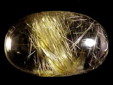 Rutilated Quartz Cabochon Gemstones: golden rutile star gems