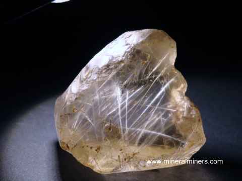 Rutilated Quartz Lapidary Rough