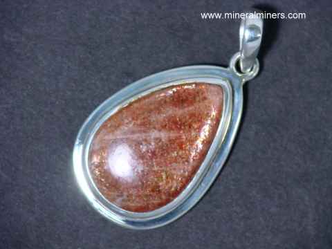 Sunstone Jewelry: Natural Sunstone Necklaces, Pendants, Bracelets & Rings