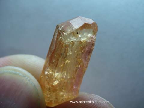 Topaz Crystals and Topaz Mineral Specimens: natural color topaz crystals