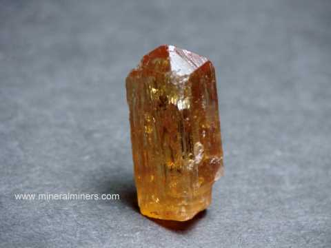 Topaz Crystals and Topaz Mineral Specimens: natural color topaz crystals