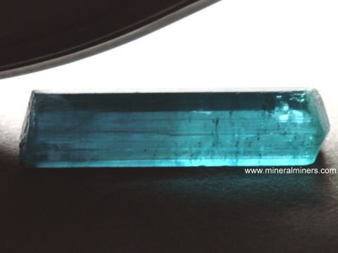 Blue Tourmaline Crystals and Indicolite Matrix Mineral Specimens