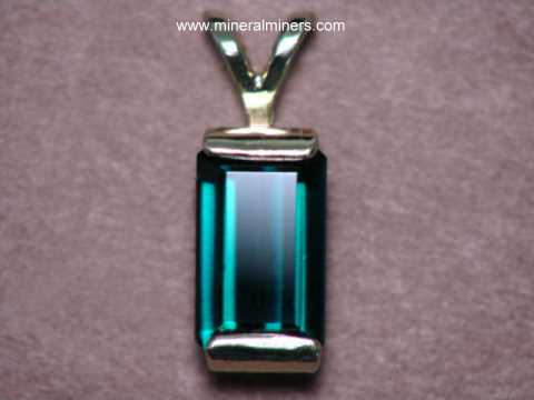 Blue Tourmaline Jewelry: natural color indicolite jewelry & earrings