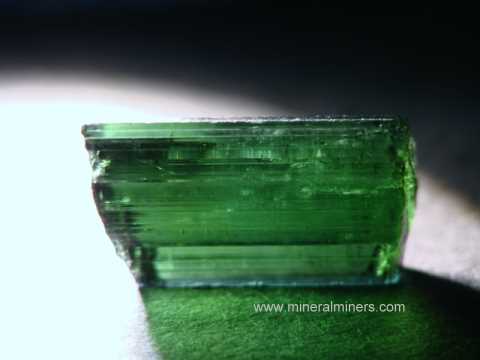 Green Tourmaline Faceting Rough