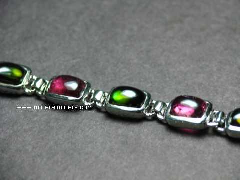 Tourmaline Bracelets: natural tourmaline bead bracelets