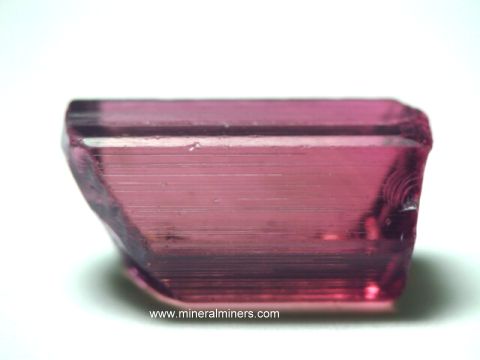 RUBELLITE (pink, peach, red, purple) TOURMALINE Lapidary Rough