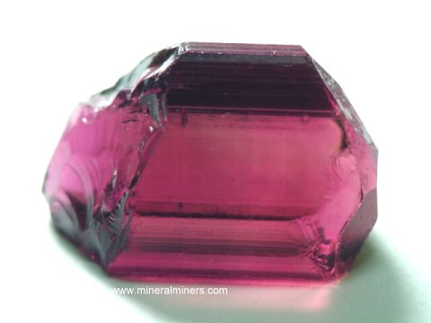 RUBELLITE (pink, peach, red, purple) TOURMALINE Lapidary Rough