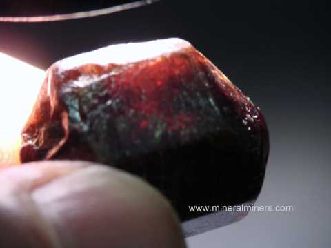 Zircon Crystals: natural zircon mineral specimens